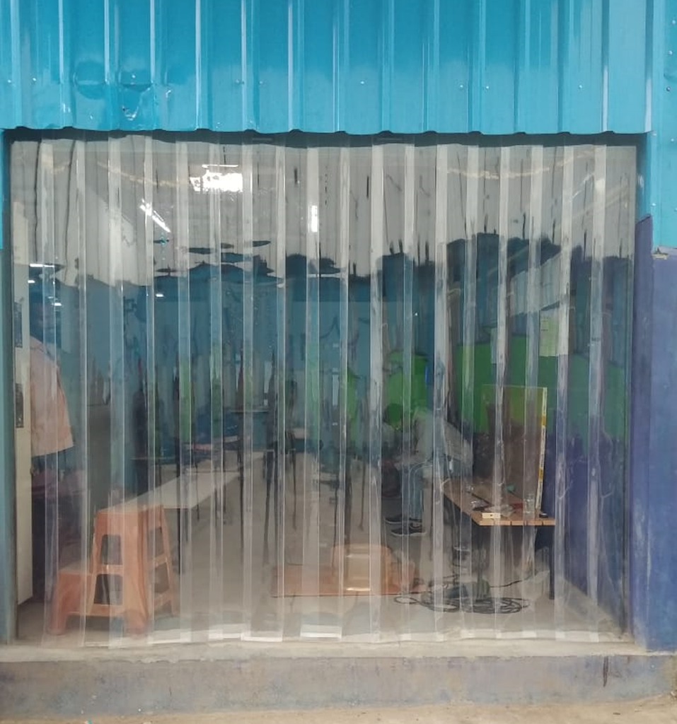 Transparent PVC Strip Curtain and PVC Curtain - Pestology Combines